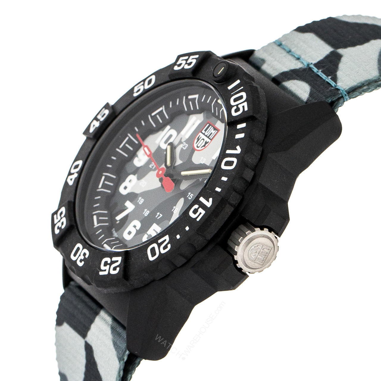 LUMINOX Navy SEAL 45MM SS Gray Webbing Strap Men's Watch XS.3257 | Fast ...