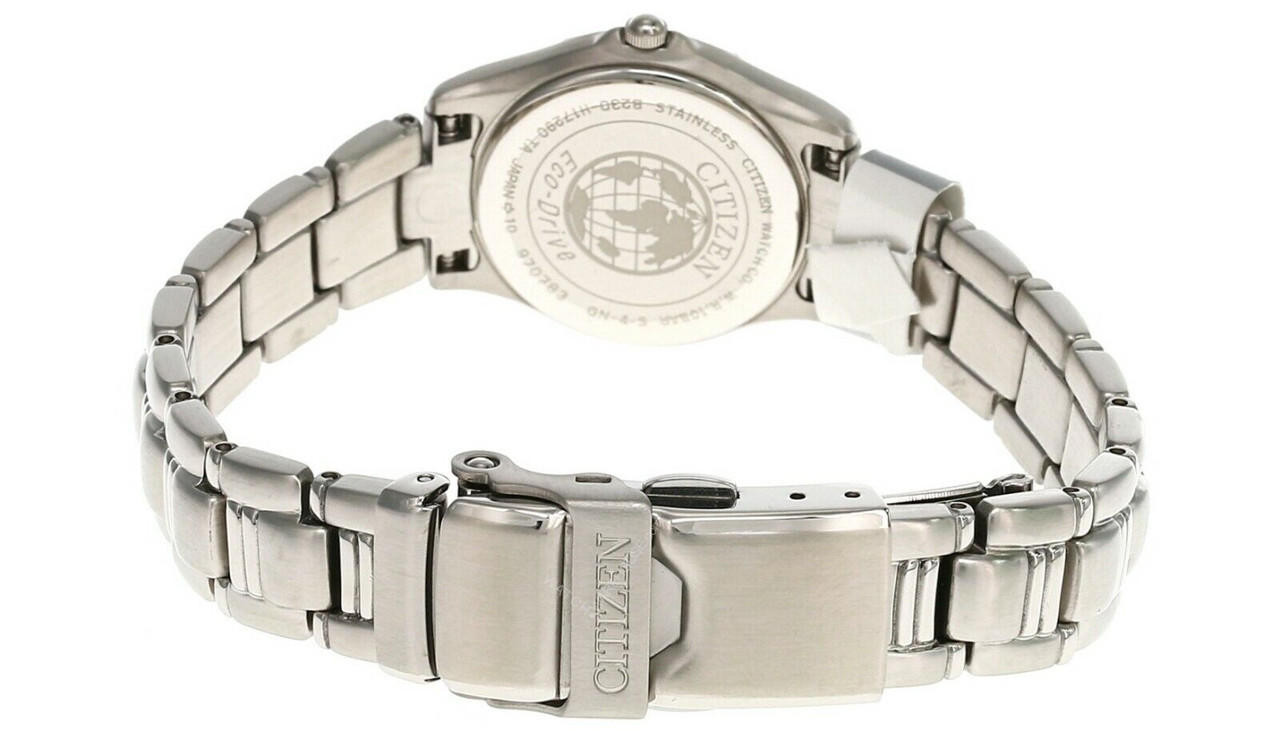 CITIZEN Eco-Drive 26mm Blue Sunray Dial SS Women's Watch EP8060-55L ...