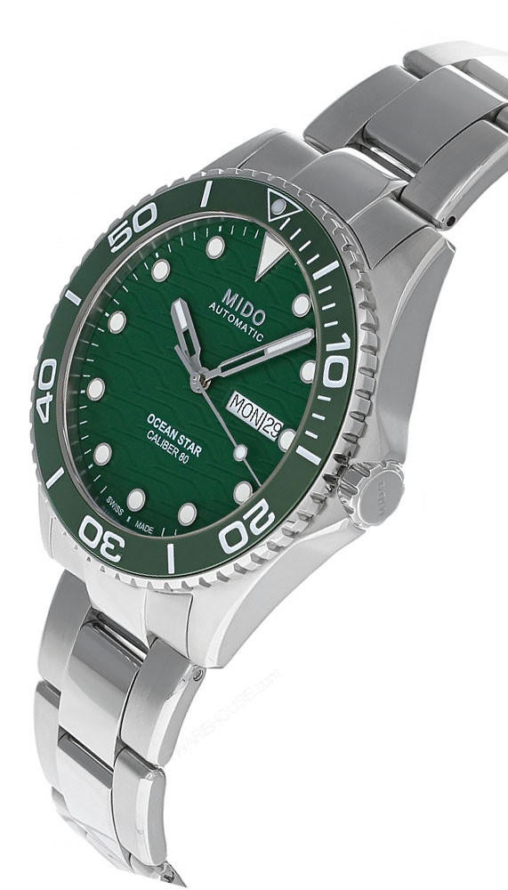 MIDO Ocean Star 200C 42.5MM AUTO SS Green Dial Men's Watch M042.430.11 ...