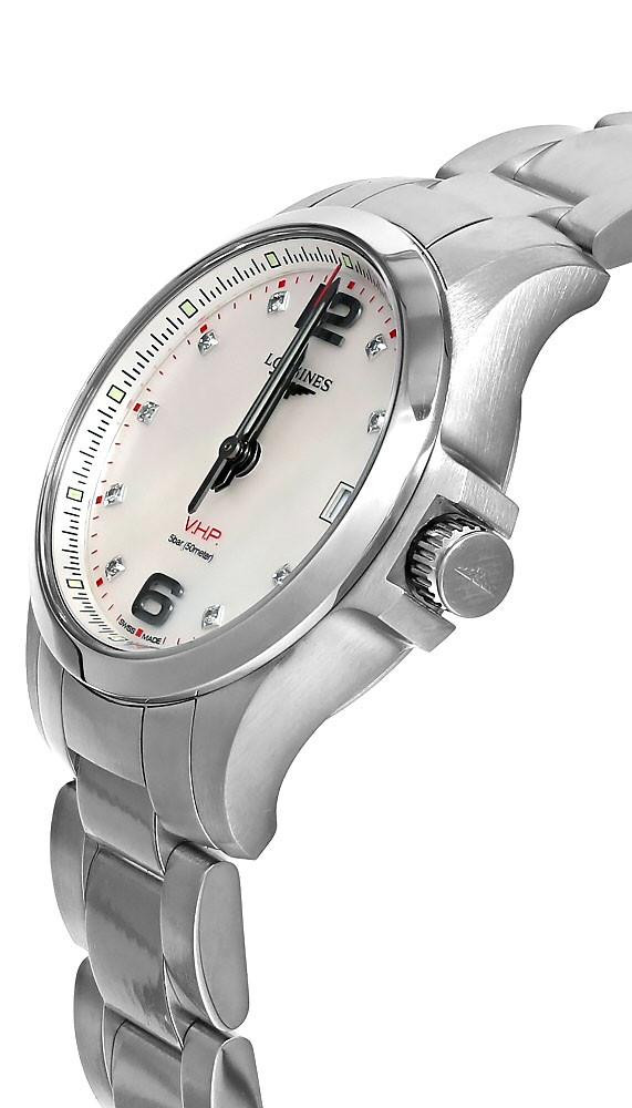 LONGINES Conquest V.H.P. 36MM Diamond Women's Watch L3.316.4.87.6 ...