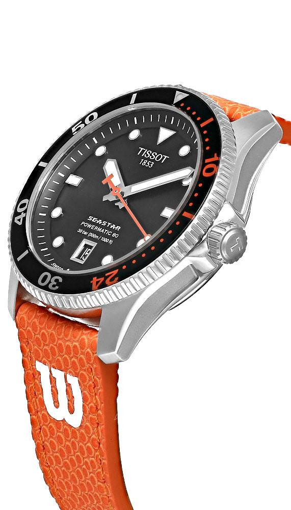 TISSOT Seastar Wilson WNBA Automatic 40MM Unisex Watch T120.807.17.051 ...