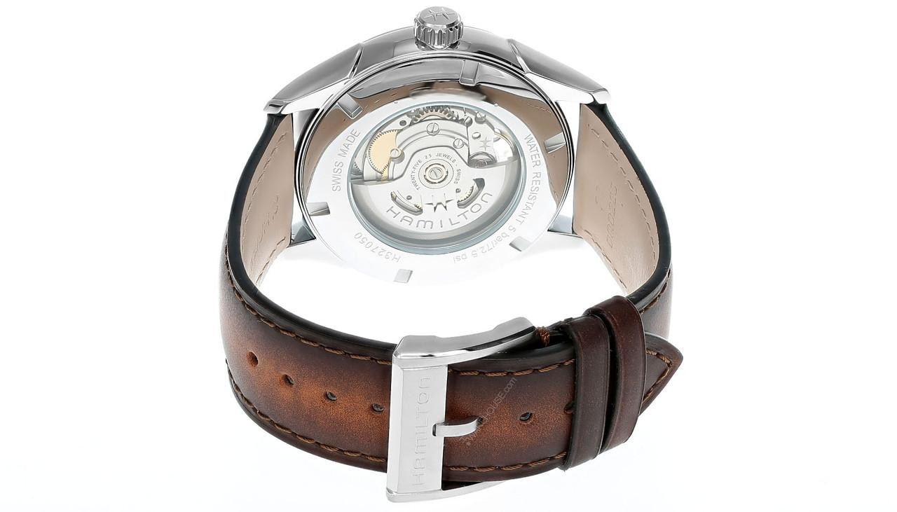 HAMILTON Jazzmaster Open Heart Automatic 42MM Green Dial Leather Men's Watch H32705560 | Fast ...