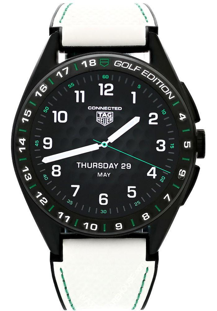 TAG Heuer Connected Calibre E4 Golf Edition 45MM Titanium Smartwatch SBR8A81.EB0251 | Fast ...