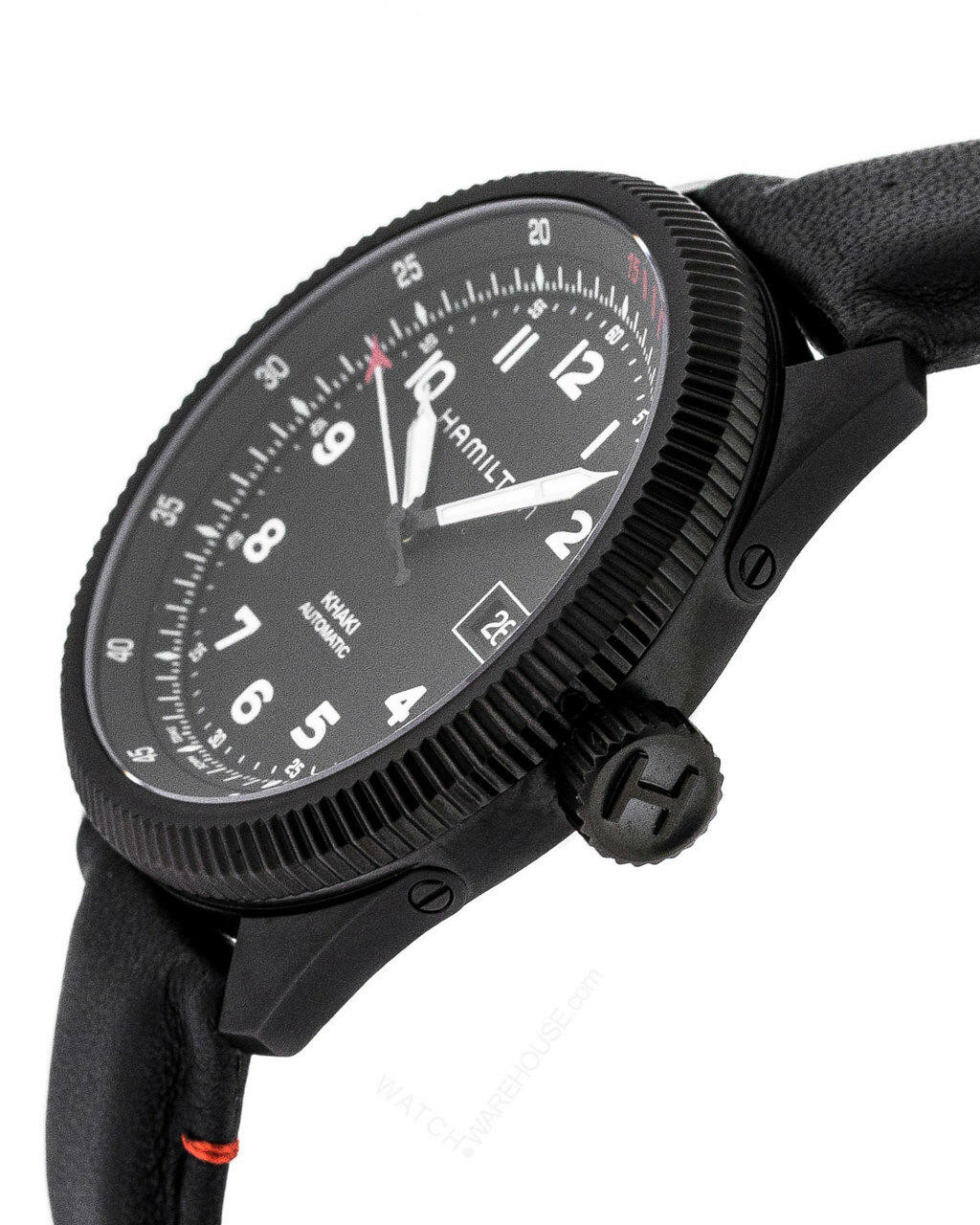 HAMILTON Khaki Takeoff Air Zermatt 42MM AUTO SS Men's Watch H76695733 ...