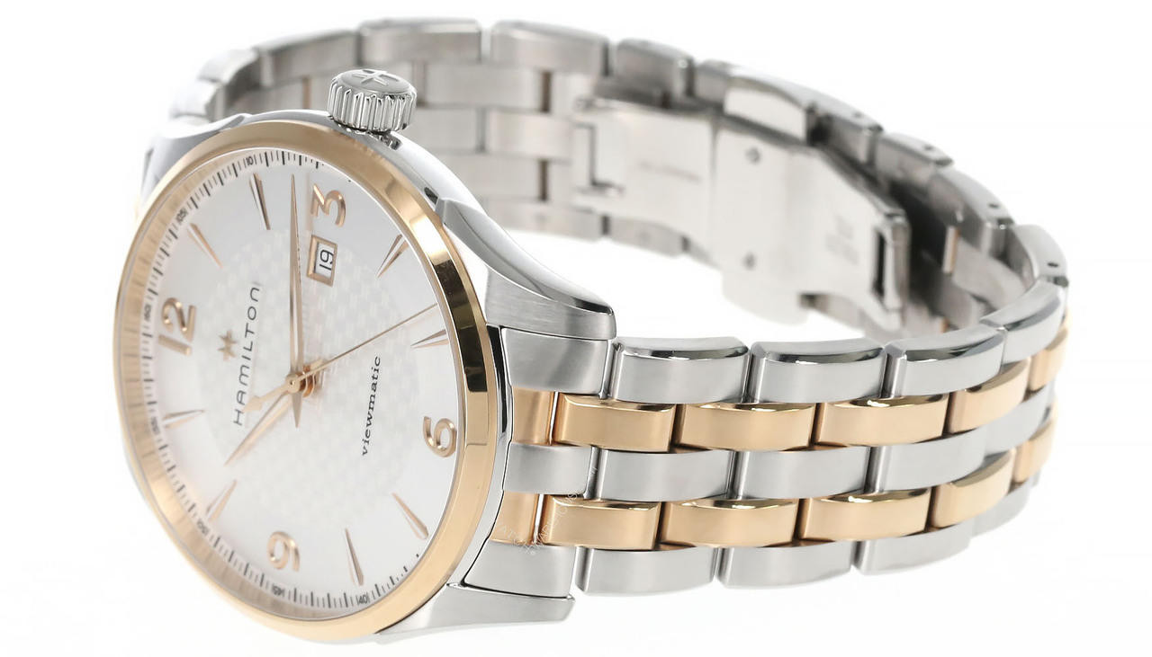 HAMILTON Jazzmaster Viewmatic 44MM AUTO 2-Tone Watch H42725151 | Fast ...