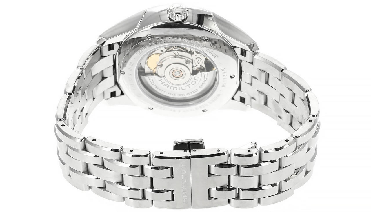 HAMILTON Jazzmaster Regulator AUTO Silver Dial Men's Watch H42615151 ...