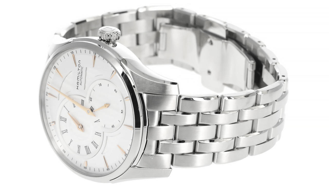HAMILTON Jazzmaster Regulator AUTO Silver Dial Men's Watch H42615151 ...