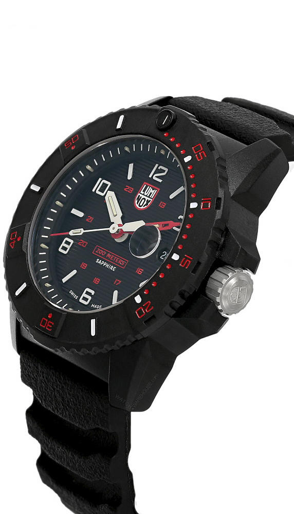 LUMINOX Pacific Diver 44MM Red Dial Men's Watch XS.3135