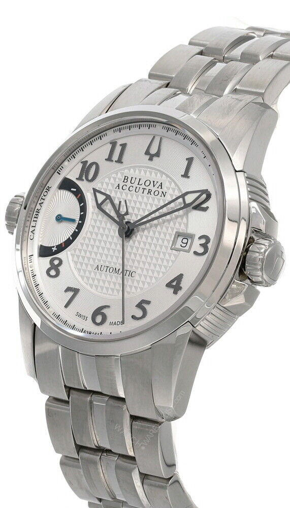 Bulova Accutron Auto Black Dial Stainless steel Men's Watch 63B147