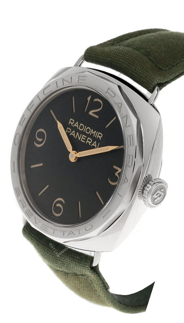 PANERAI Radiomir Composite 47MM BRN Dial/Leather Men's Watch PAM00504 ...