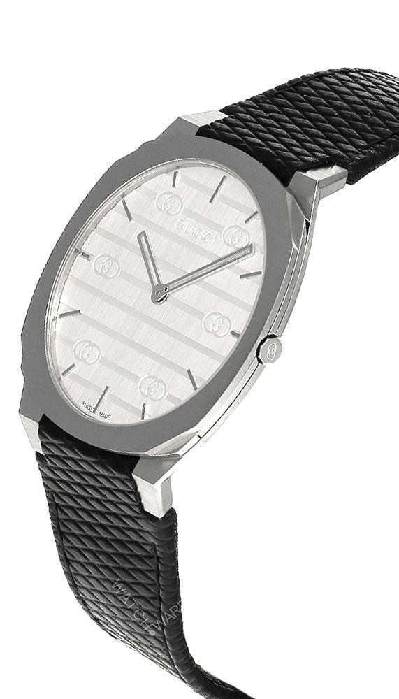 GUCCI Grip 38MM Quartz Stainless Steel Gold Dial Unisex Watch YA157409 ...