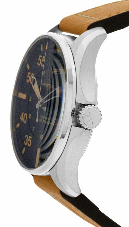 HAMILTON Khaki Pilot 46MM Automatic Black Dial Men's Watch H64725531 ...