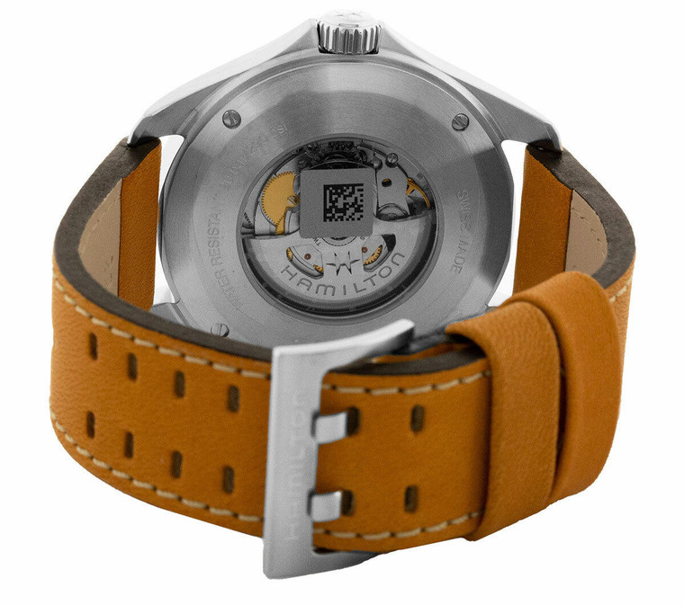 Hamilton Khaki Pilot 46mm Black Dial Automatic Men's Watch H64725531 ...