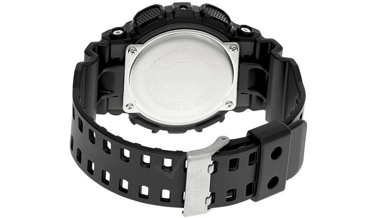 CASIO G-SHOCK Analog-Digital Black Resin Men's Watch GA110-1B | Fast ...