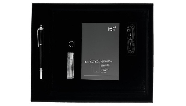 MONTBLANC Augmented Notebook & Urban Racing Spirit Ballpoint Pen Set ...