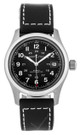 HAMILTON Khaki Field 38MM BLK Leather Automatic Men's Watch H70455733 ...