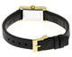 GUCCI G-Frame Silver Dial BLK Leather Strap Gold PVD SS Watch YA147506 ...