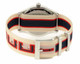 GUCCI G-Timeless 38MM White/Red/Blue Dial Nylon Men's Watch YA1264071 ...