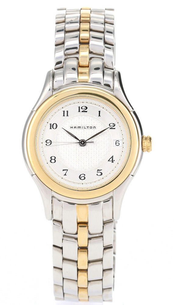 HAMILTON Linwood 36MM QTZ Silver Dial Unisex Watch H18421253-OPEN BOX ...