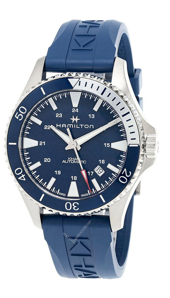 HAMILTON Scuba AUTO 40mm Blue Dial Men's Watch H82345341 ...