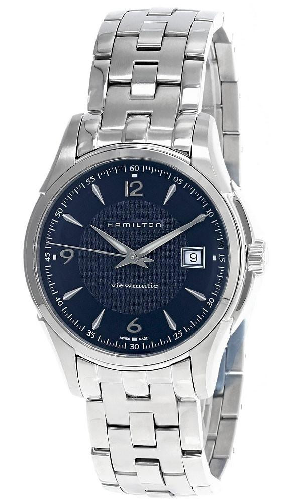 HAMILTON Jazzmaster Viewmatic 40MM AUTO Blue Dial Men's Watch H32515145 ...
