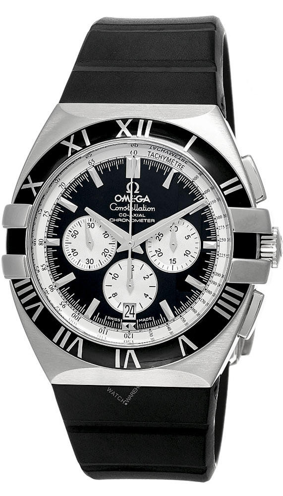 OMEGA Constellation Double Eagle 41MM AUTO Black Dial Men's Watch 1819. ...