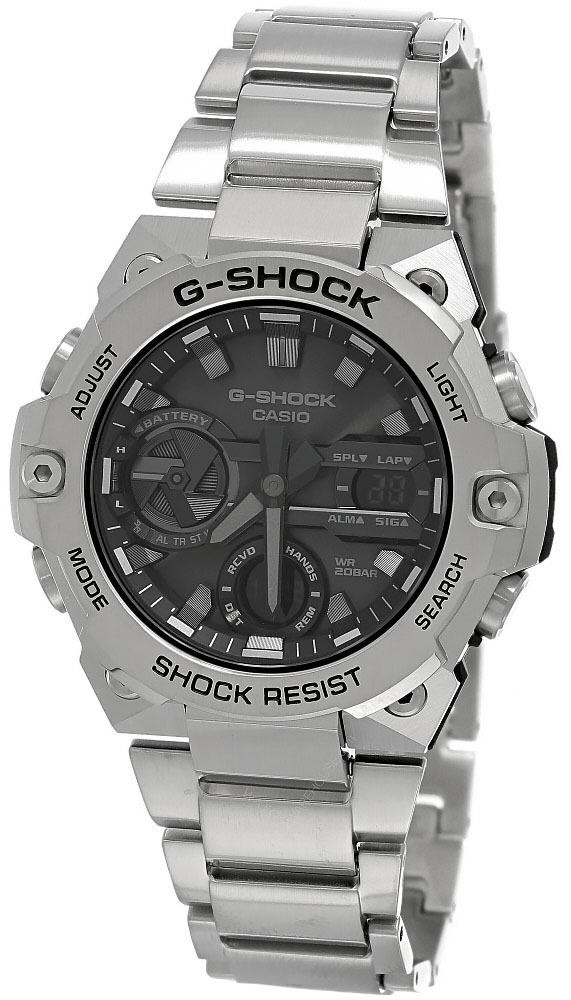 CASIO G-SHOCK G-Steel Stainless Steel Men's Watch GSTB400D-1A | Fast ...