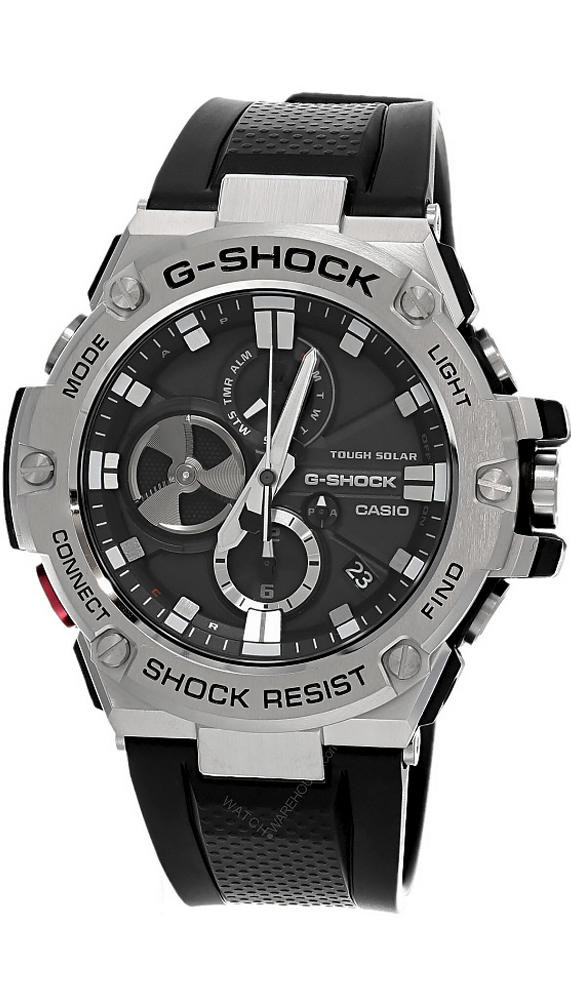 CASIO G-SHOCK G-Steel Line Up CHRONO Resin Men's Watch GSTB100-1A ...