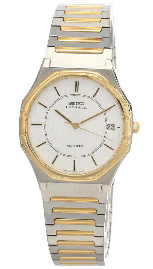 Seiko Lassale Silver Dial 2-Tone SS Men's Watch HDY36M | Fast & Free US ...