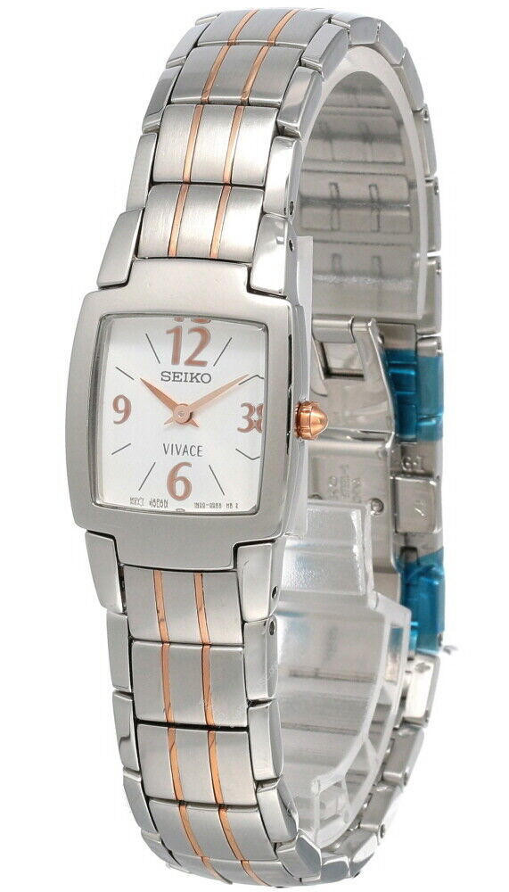 Seiko Vivace 25MM White Dial Two-tone SS Women's Watch SUJ285 | Fast ...