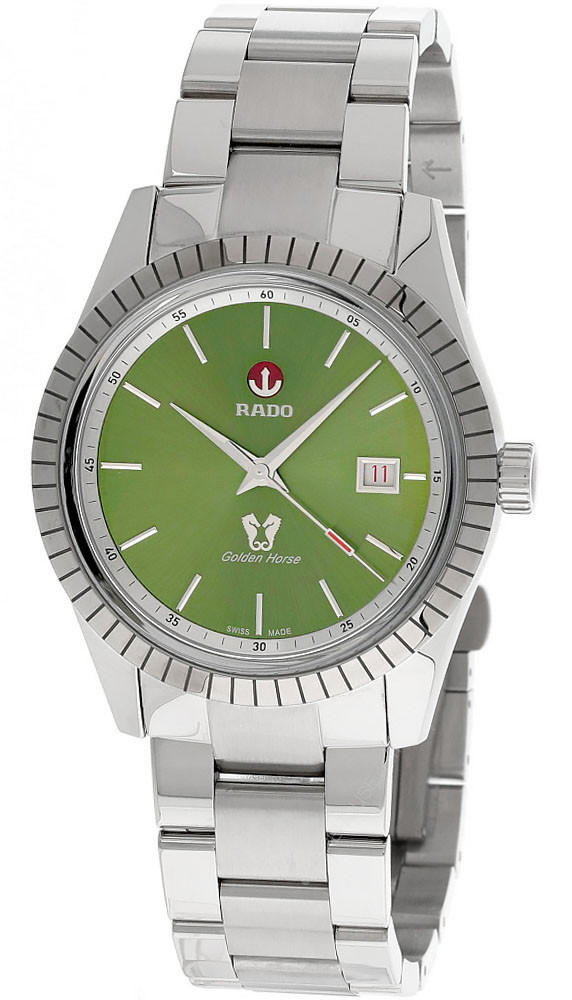 RADO HyperChrome Classic 42MM AUTO Green Dial Men's Watch R33101314 ...