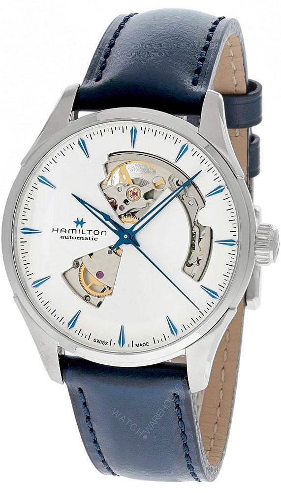 HAMILTON Jazzmaster Open Heart 40MM AUTO Silver Dial Men's Watch ...