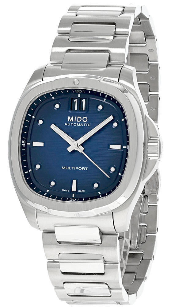 MIDO Multifort TV Big Date 40MM SS Blue Dial Men's Watch M049.526.11 ...