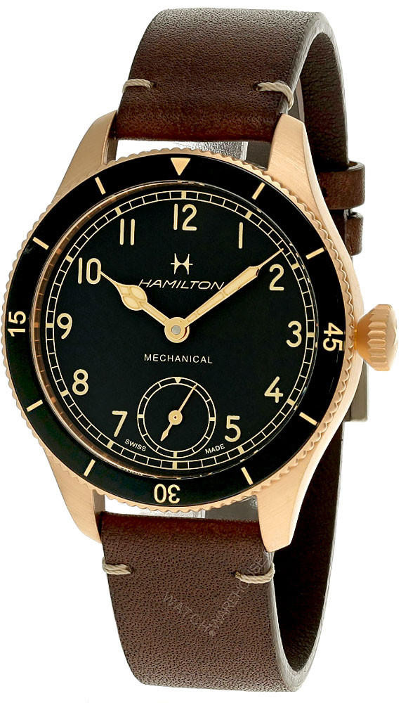 HAMILTON Khaki Aviation Pilot Pioneer Bronze 43MM Men's Watch H76709530 ...