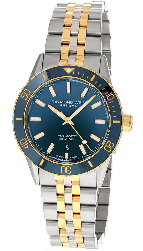 RAYMOND WEIL Freelancer Diver 42.5MM AUTO Gradient Blue Dial Men's ...