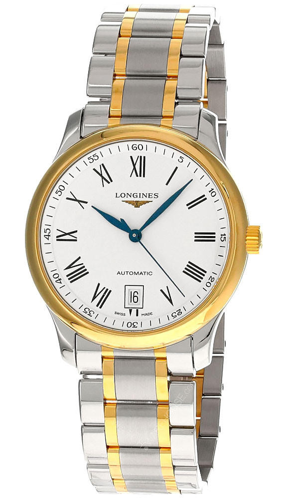 LONGINES Master Collection 38.5MM AUTO SS Two-Tone Men's Watch L2.628.5 ...