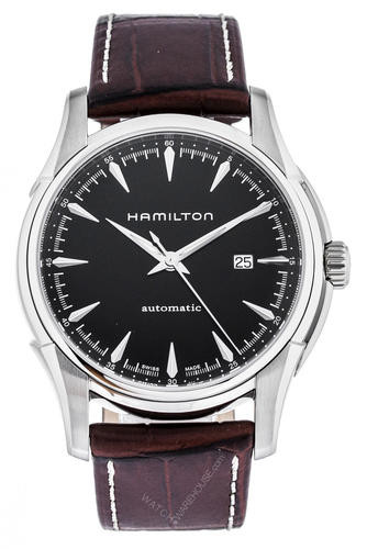 HAMILTON Jazzmaster Viewmatic 44MM AUTO Leather Men's Watch H32715531 ...