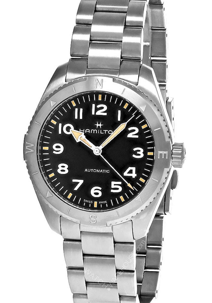 HAMILTON Khaki Field Expedition AUTO 41MM Black Dial Men's Watch ...