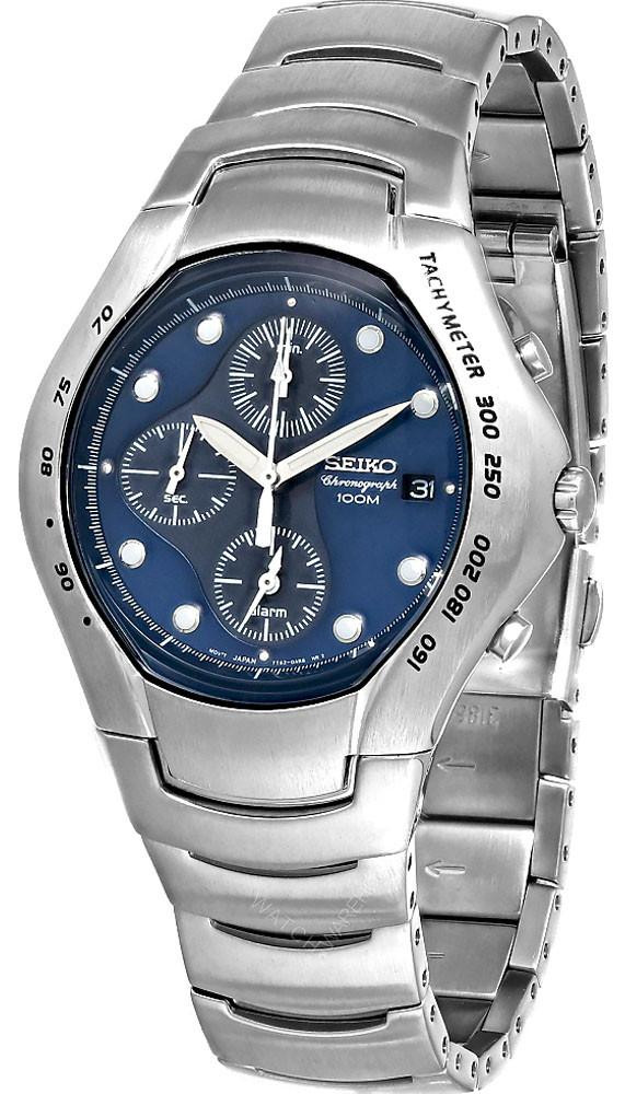 SEIKO Alarm Chronograph Tachymeter 42MM Men's Watch SNA065 | Fast ...