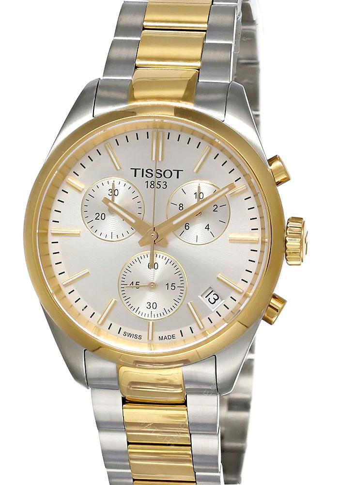 TISSOT T-Classic PR100 Chronograph 40MM Men's Watch T150.417.22.031.00 ...