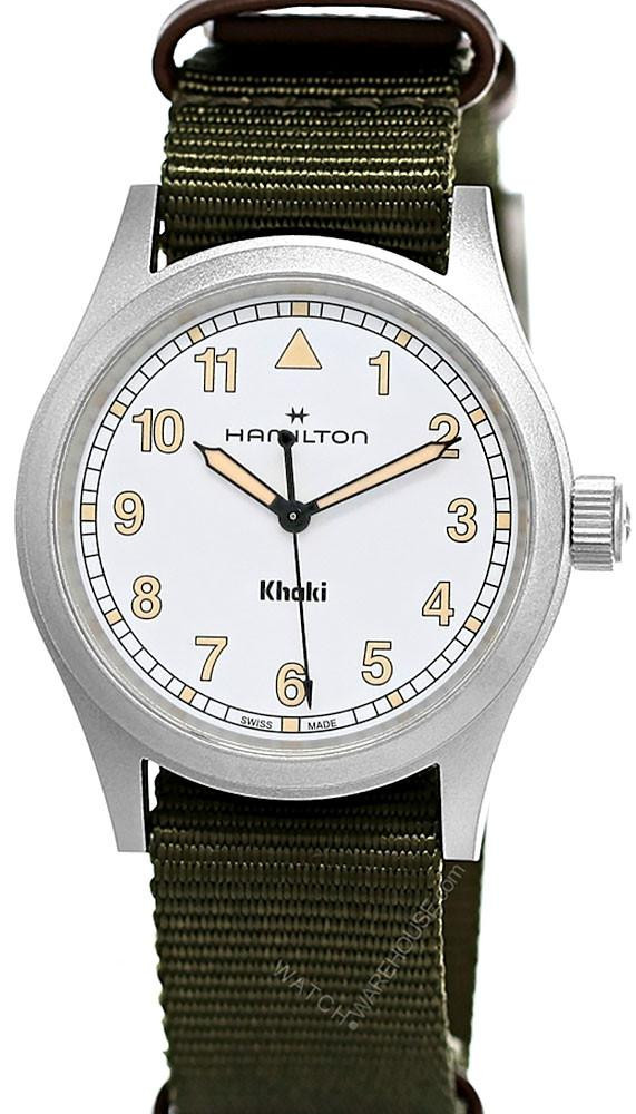 HAMILTON Khaki Field Quartz 38MM Men's Watch H69401910 | Fast & Free US ...