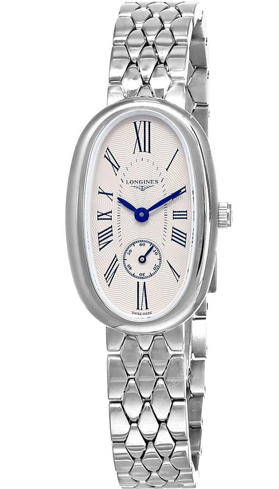 LONGINES Symphonette Quartz Oval Women's Watch L2.306.4.71.6 ...