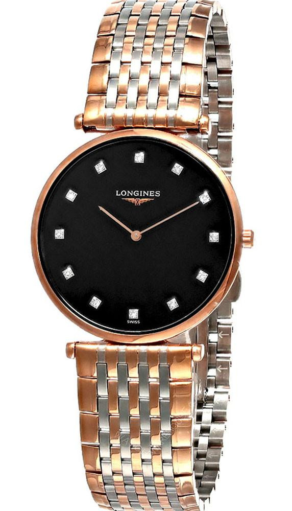 LONGINES La Grande Classique 33MM 12 Diamond Unisex Watch L4.709.1.57.7 ...