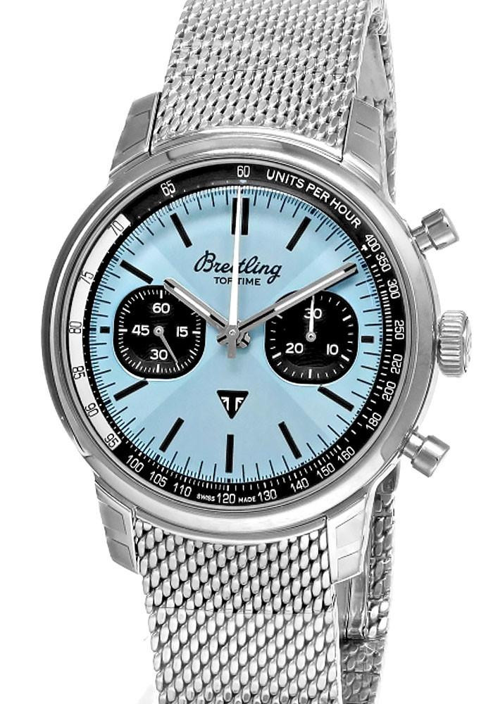 BREITLING Top Time B01 Triumph Automatic 41MM Blue Dial Men's Watch ...