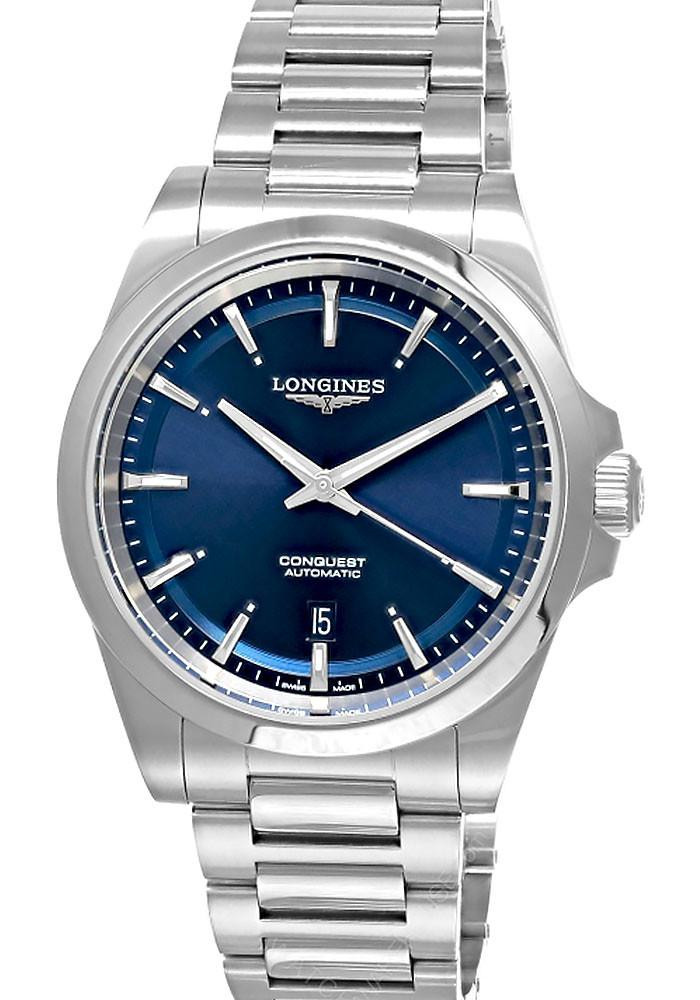 LONGINES Conquest Automatic SS 41MM Blue Dial Men's Watch L38304926 / L3.830.4.92.6 | Fast ...