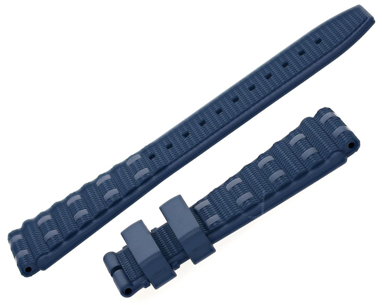 BREITLING Blue 22MM Rouleaux Rubber Strap 301SS | Fast & Free US ...