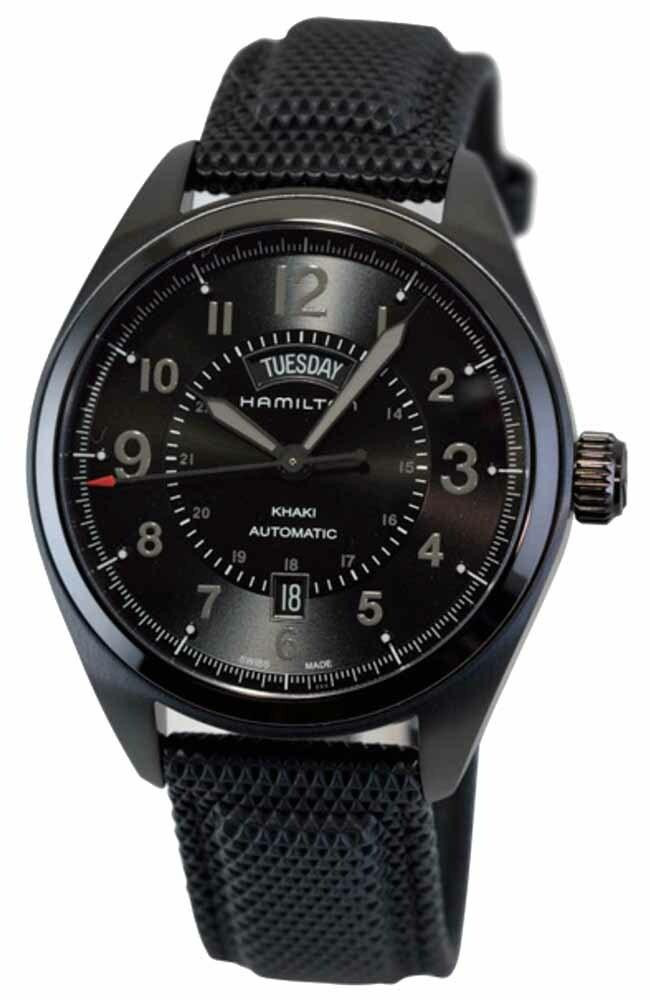 HAMILTON Khaki Field Day Date Canvass Automatic Men's Watch H70695735 ...