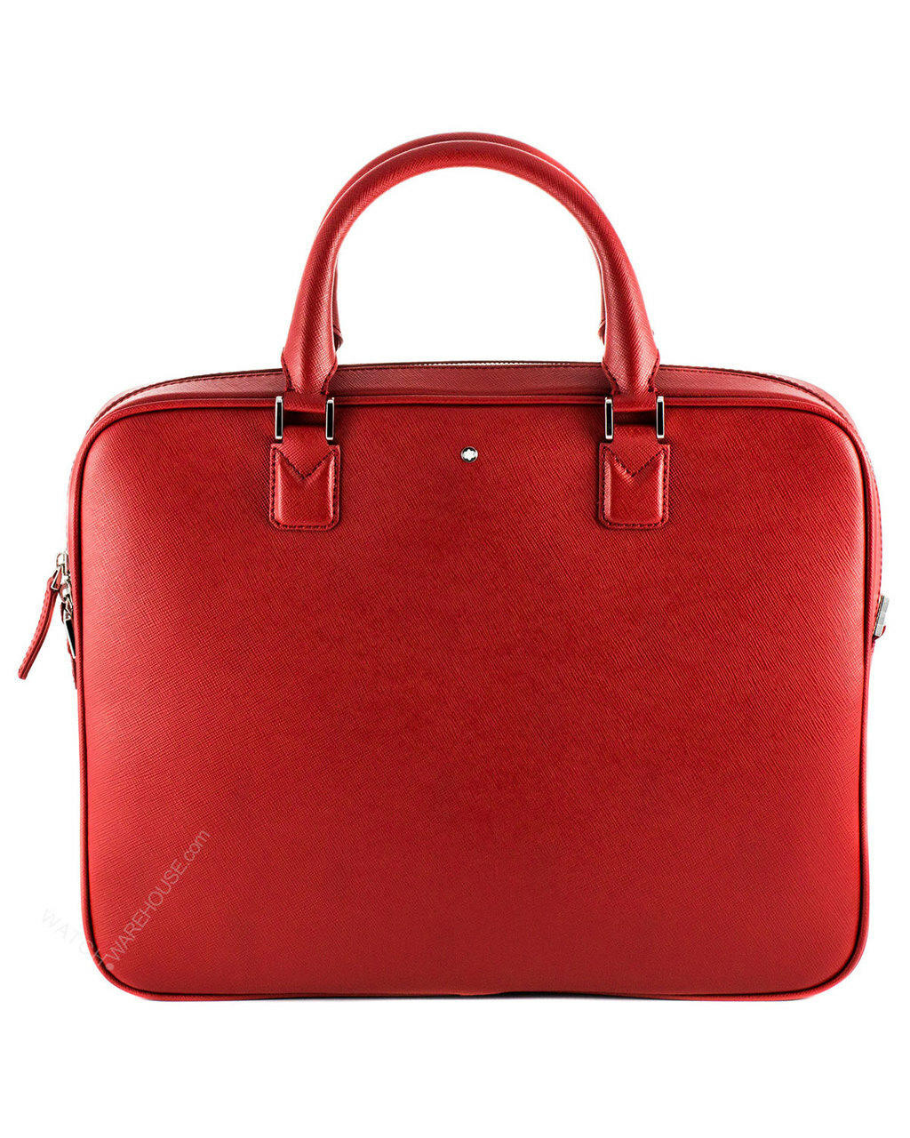 MONTBLANC Sartorial Slim Red Italian Leather Document Case 116759 ...