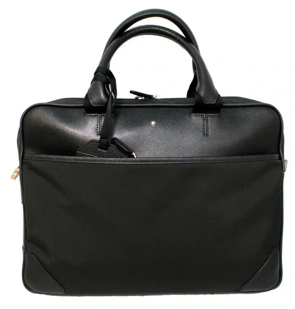 MONTBLANC Sartorial Jet Slim Document Case Leather Business Bag 116792 ...