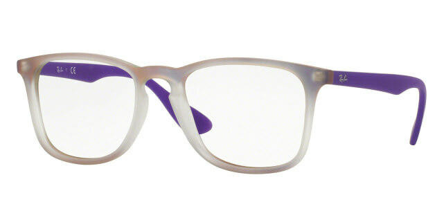 Ray-Ban Violet Gradient Rubber 52MM Unisex Eyeglasses RX7074 5600 ...